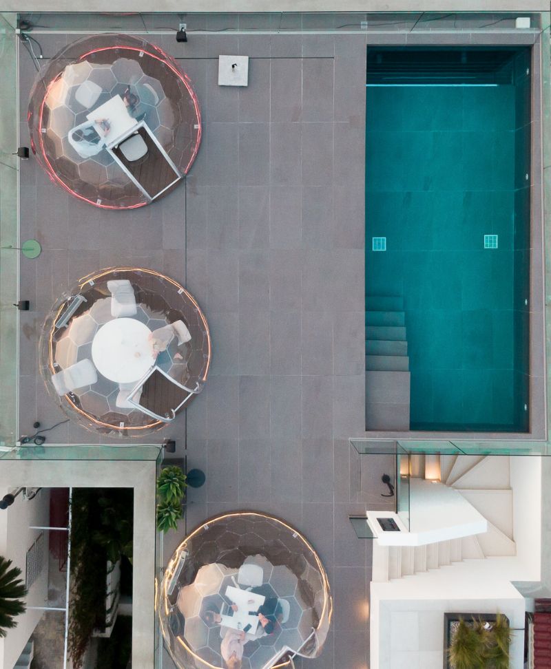 You Can Enjoy Bubble Dining on this Hotel Rooftop in Athens! - Travel ...