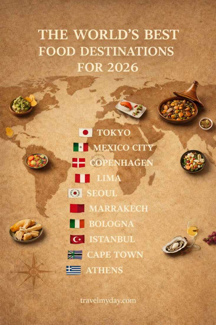 The World’s Best Food Destinations for 2026 - Travel My Day Blog