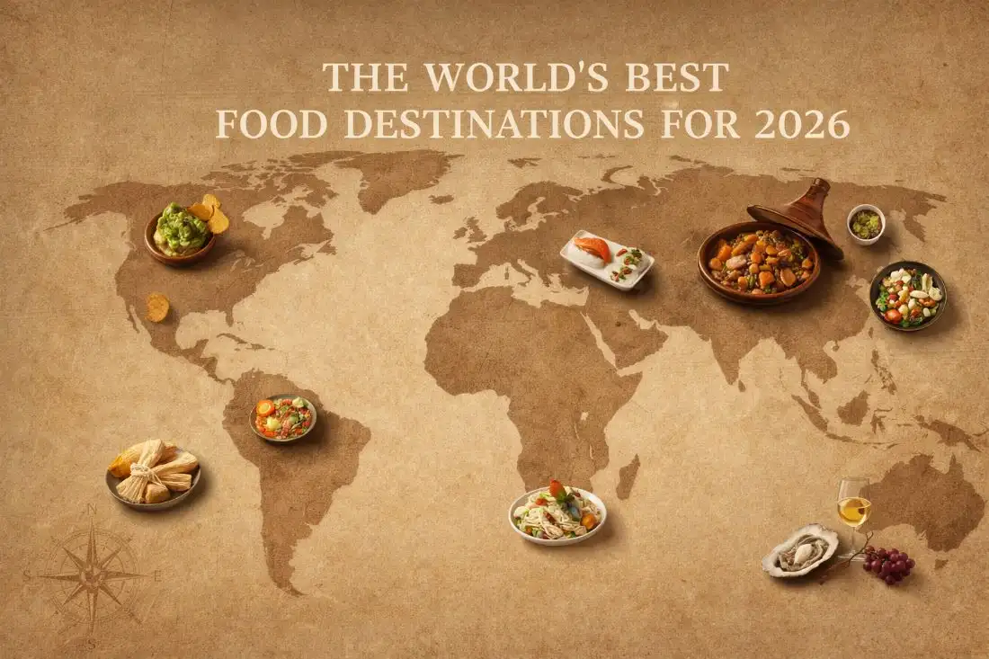 The World’s Best Food Destinations for 2026 - Travel My Day Blog